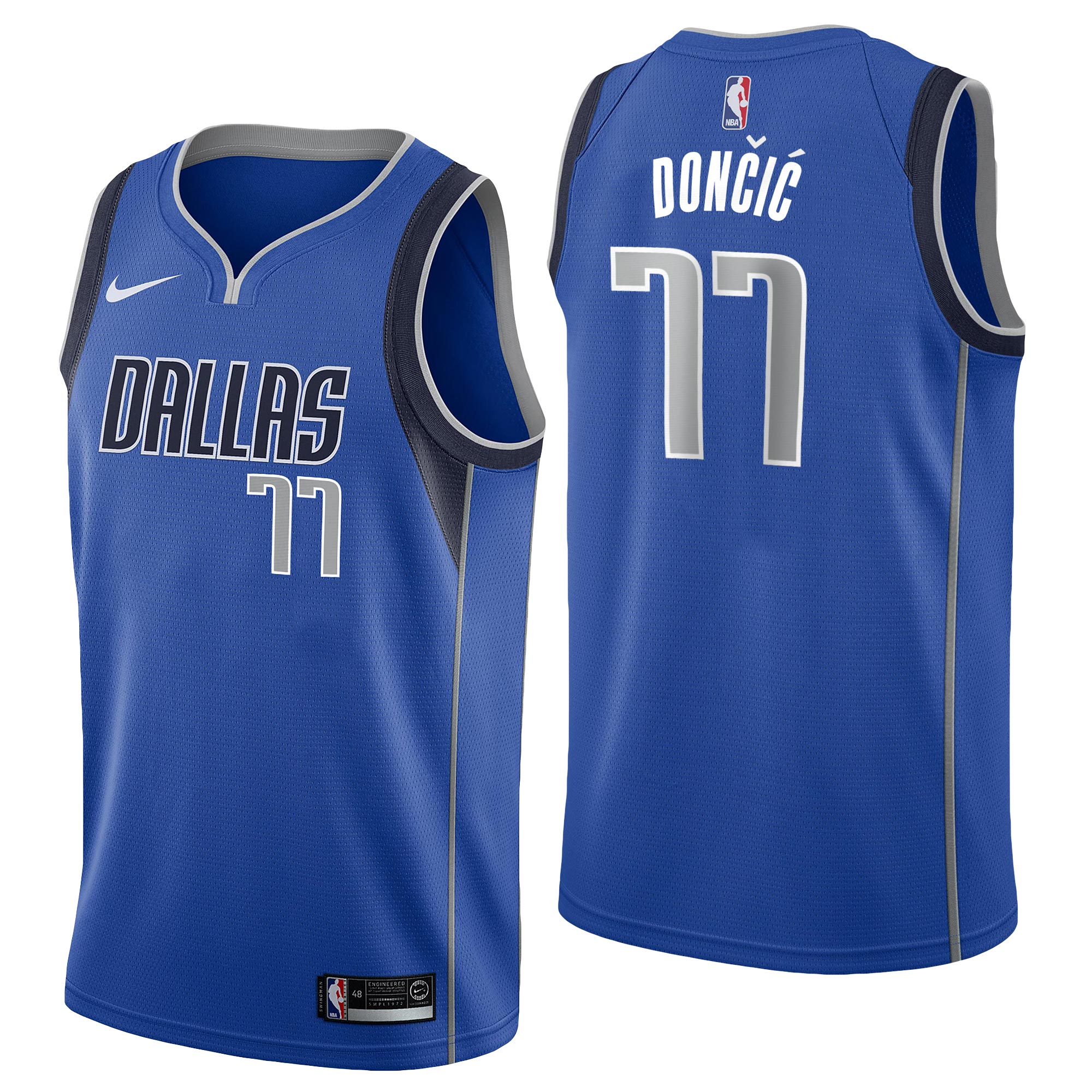 Maillot officiel des Dallas Mavericks 2019-2020, Icon Edition