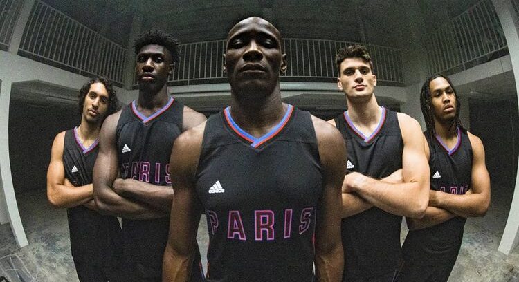 Maillots du Paris Basketball x adidas : "Eux ils parlent, nous on joue"