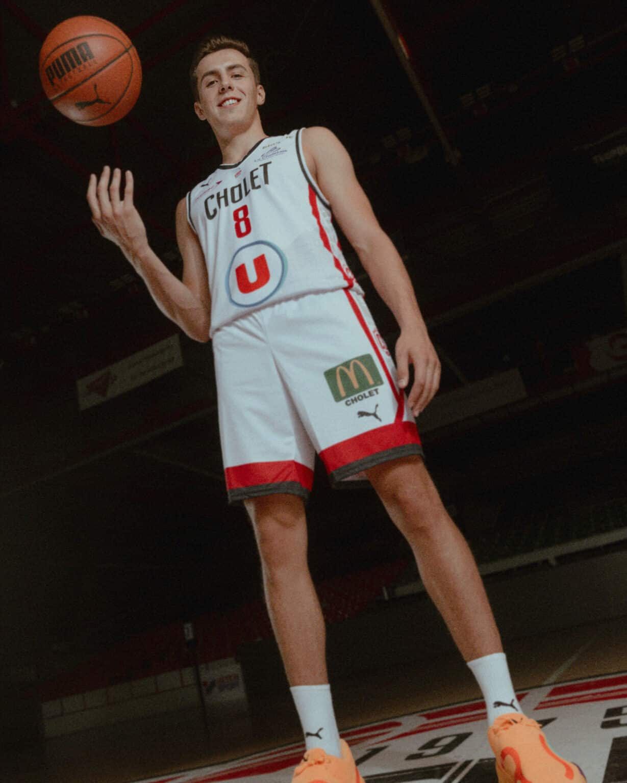 Maillots de Cholet basket : le reveal de PUMA