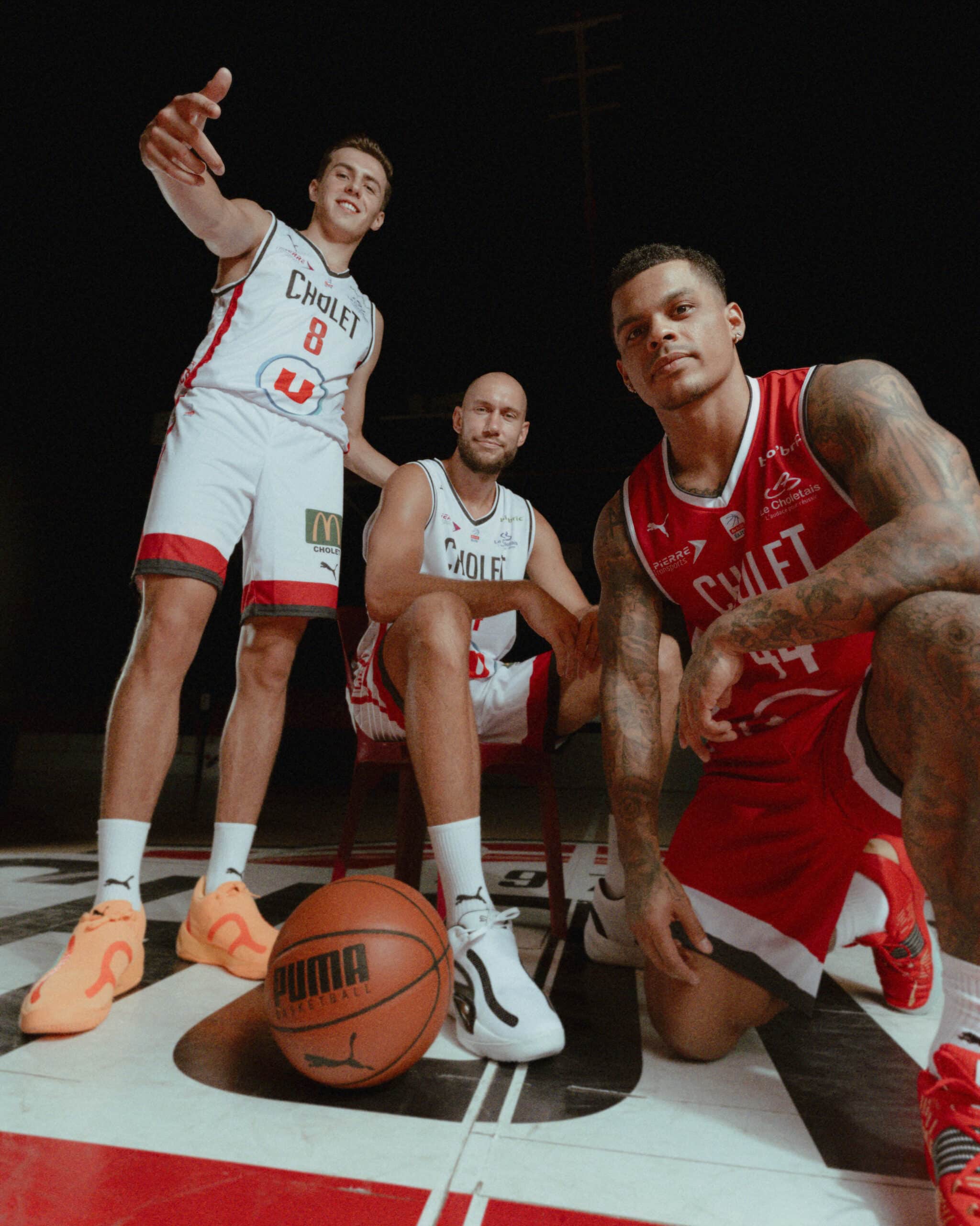 Maillots de Cholet basket : le reveal de PUMA
