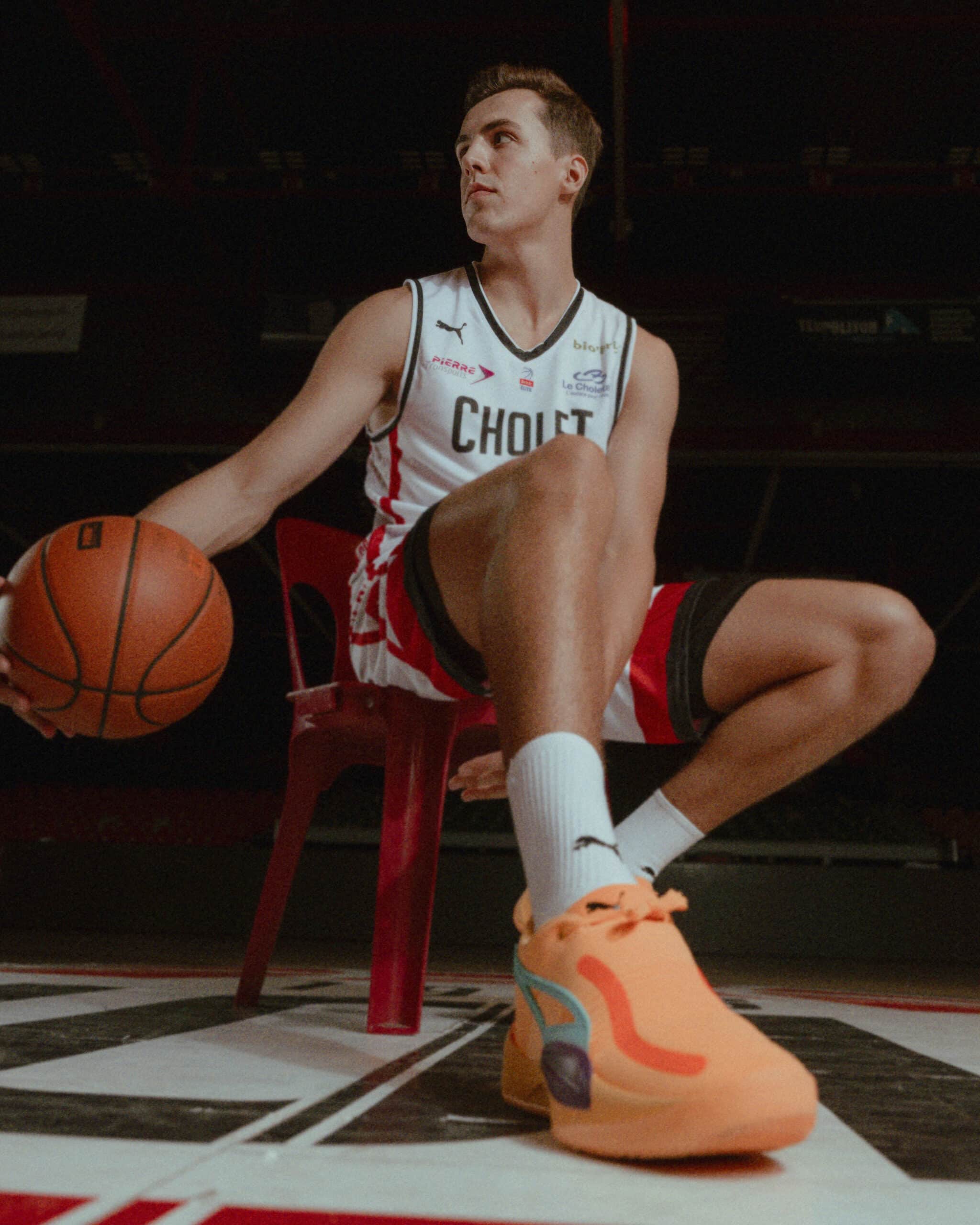 Maillots de Cholet basket : le reveal de PUMA