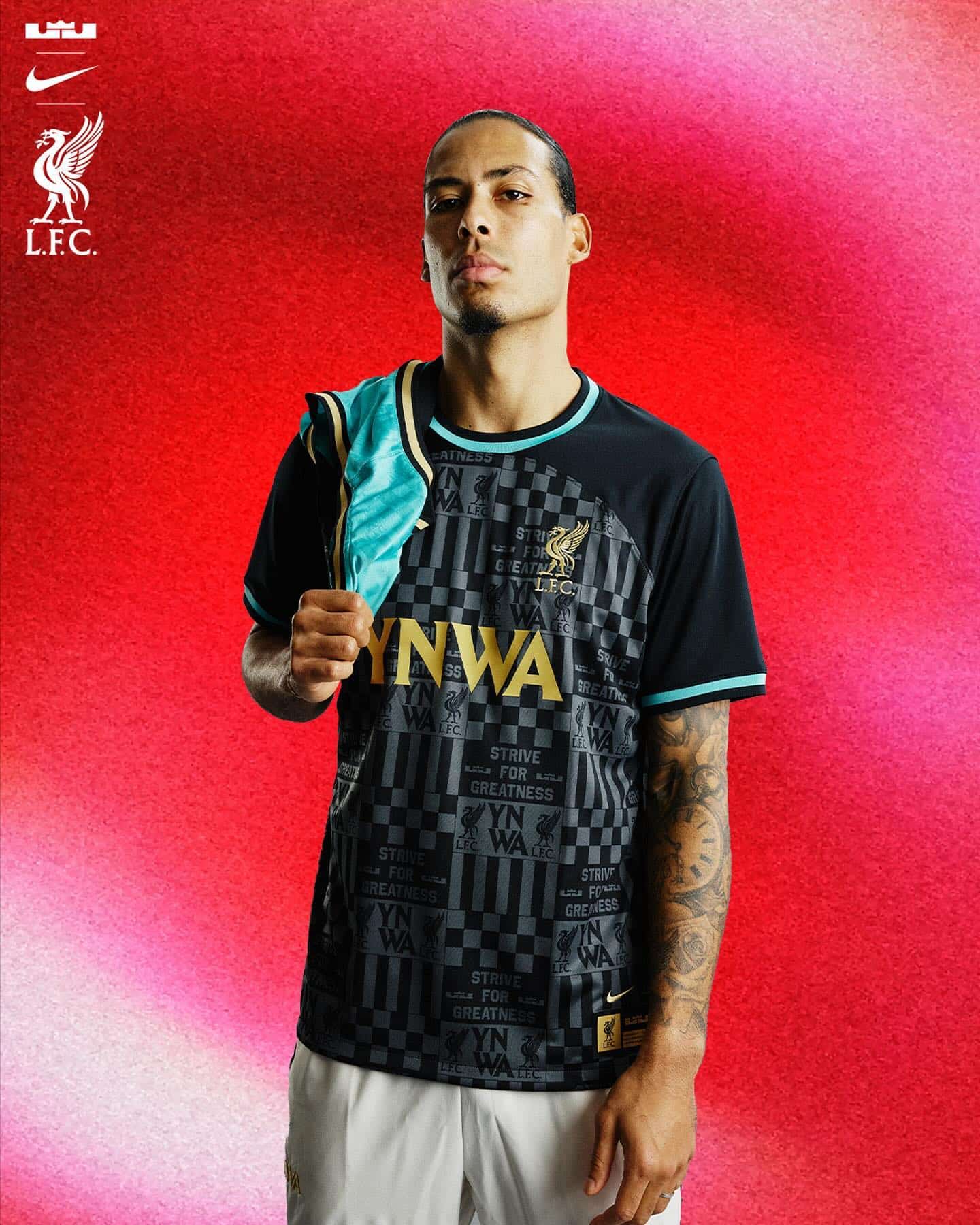 Un nouveau maillot Liverpool x LeBron James