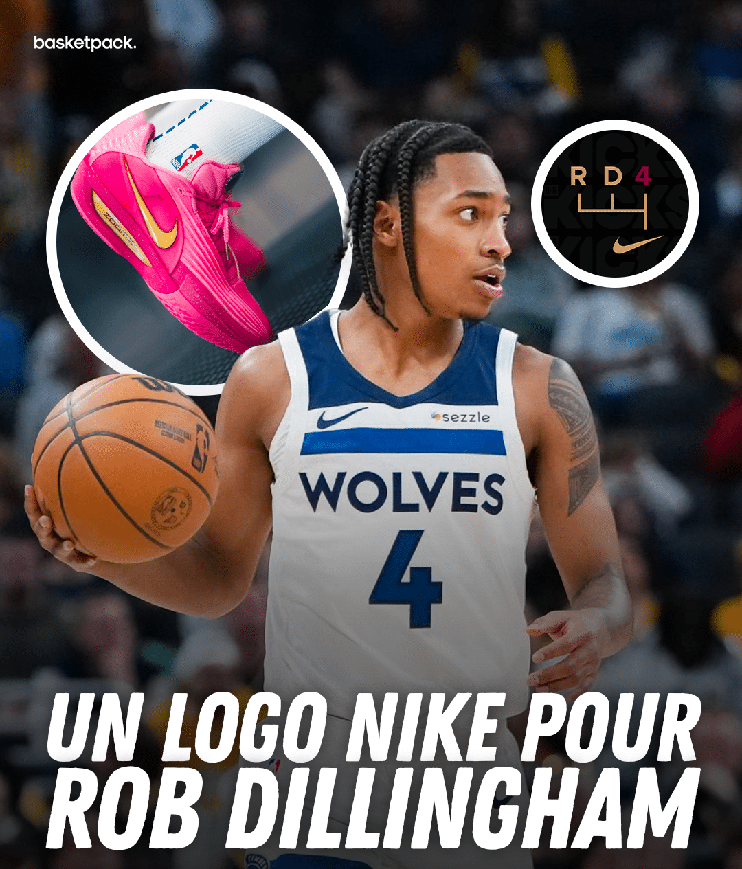 Un logo Nike et une GT Turbo pour Rob Dillingham