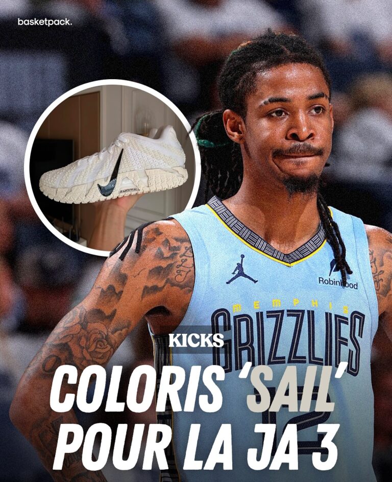 La Nike Ja 3 Coconut Milk x Sail débarque en France